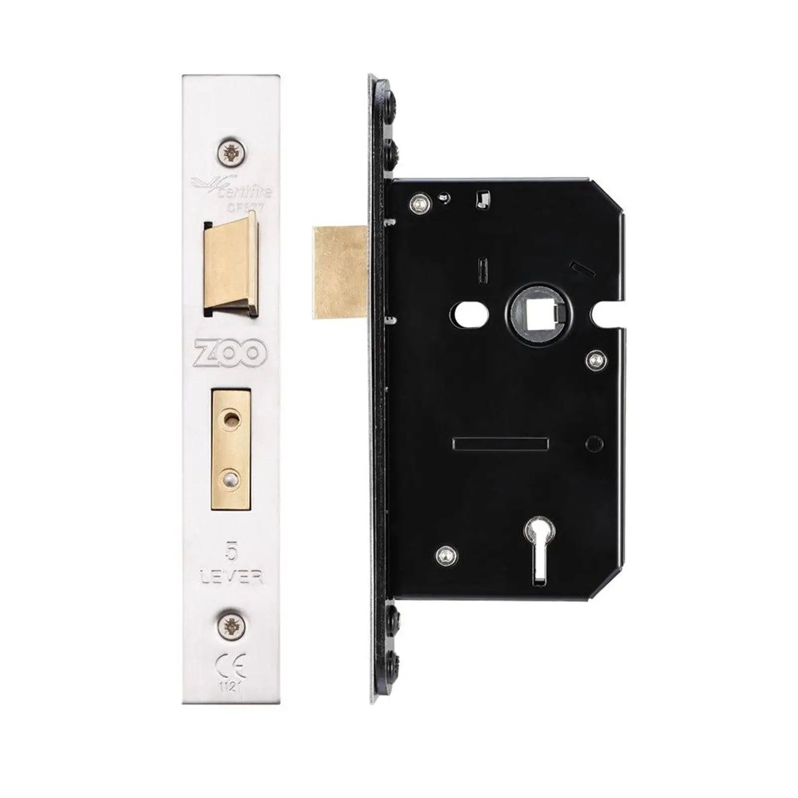 Premium Stainless Steel 5-Lever Sash Lock from Zoo Hardware