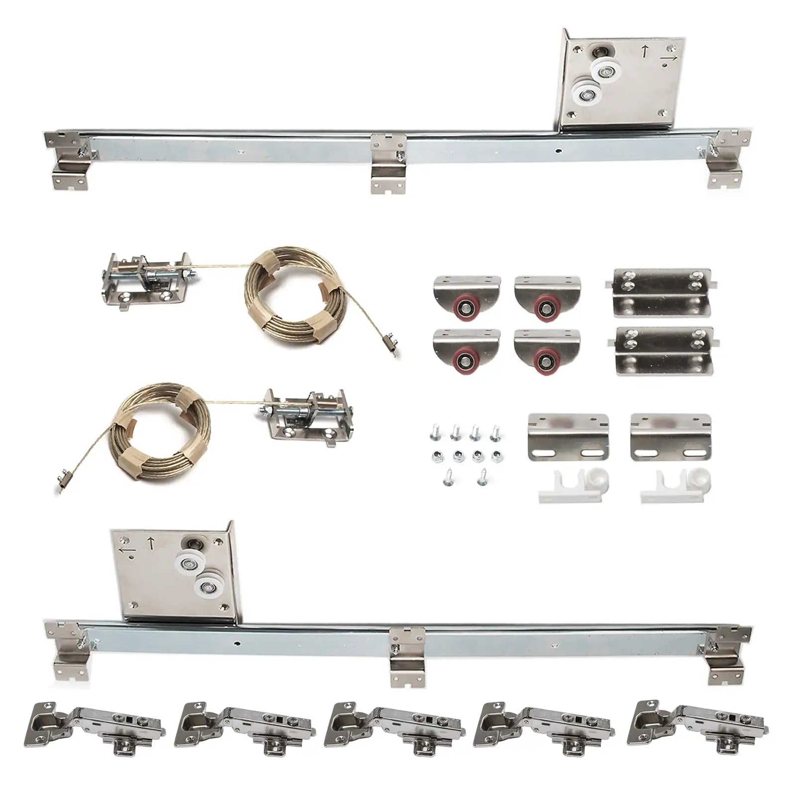 Seamless Slide & Hide Pivot Concealed Pocket Door Kit