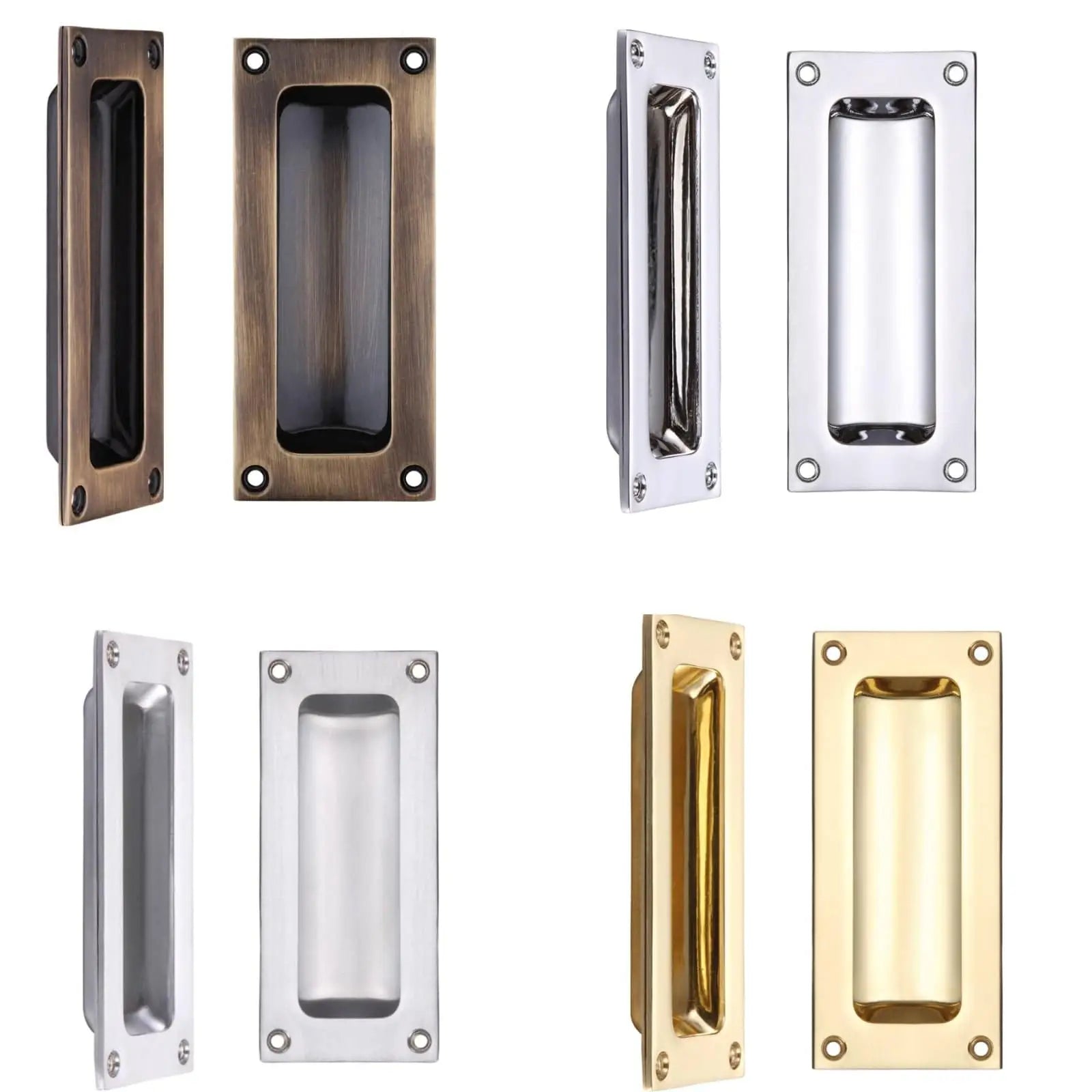 Flush Door Latch With Handle Sliding / Pocket Door Flush Handle | 120