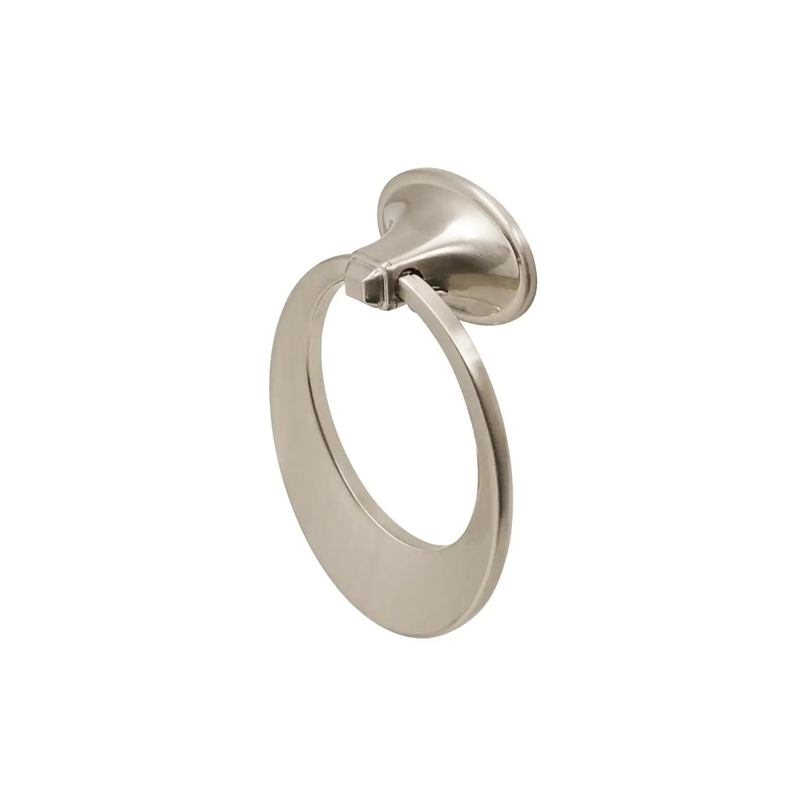 Sedona Round Drop Ring Pull Handles - Satin Nickel | DecorAndDecor